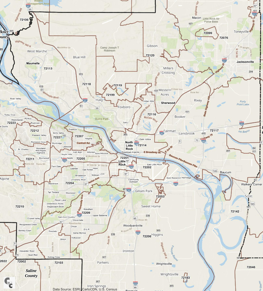 Little Rock Arkansas Zipcode