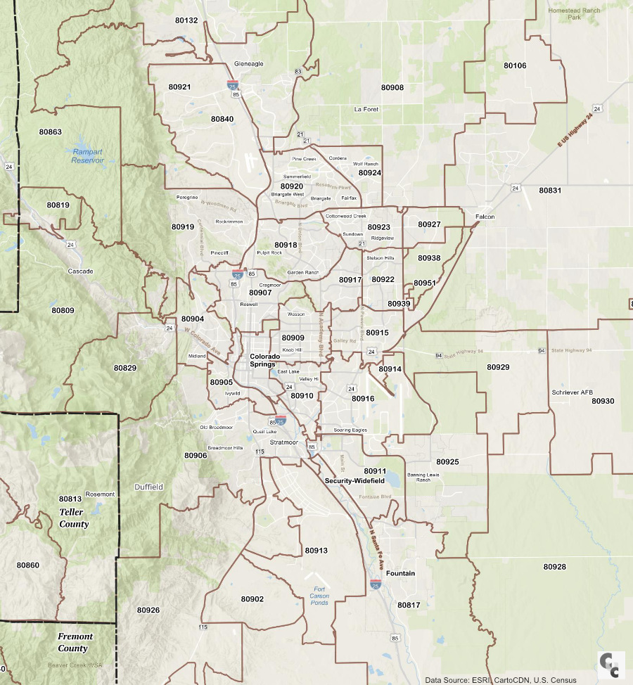 Zip Code For Monument Co