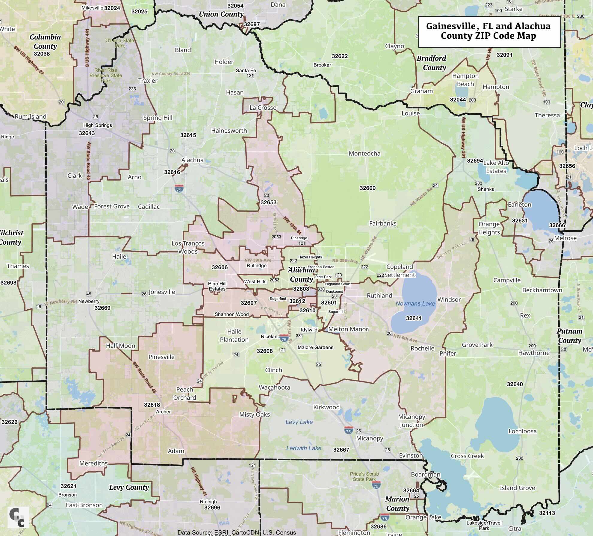 Zip For Gainesville Fl