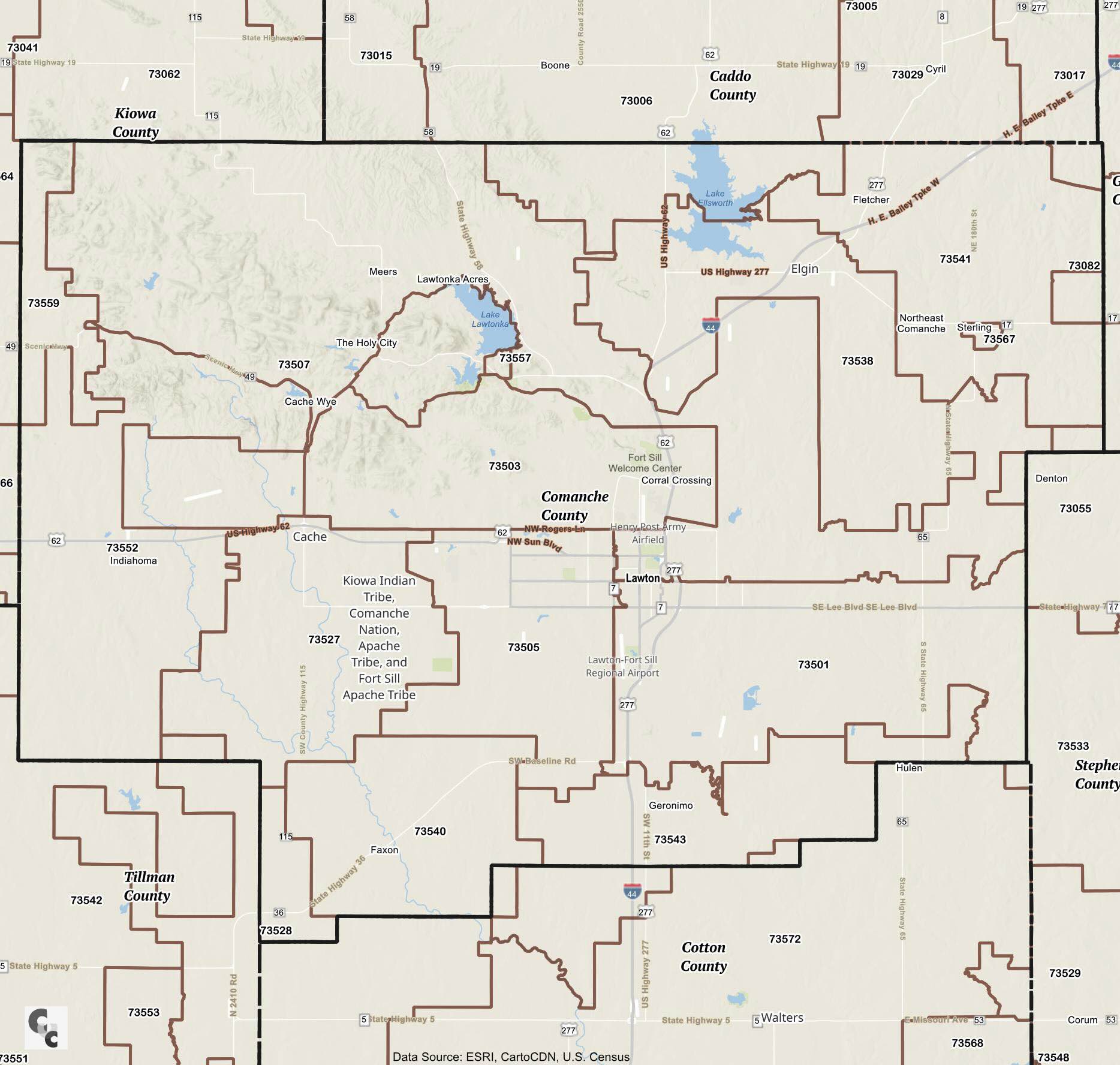 Zip Code For Lawton Oklahoma