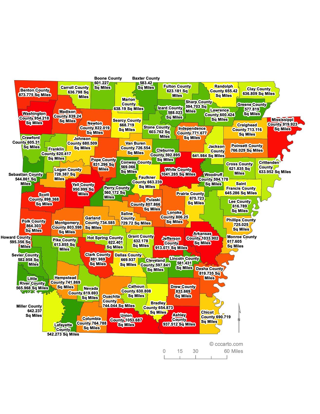 Arkansas State Maps | Counties, Cities, Federal Lands & Ecoregions
